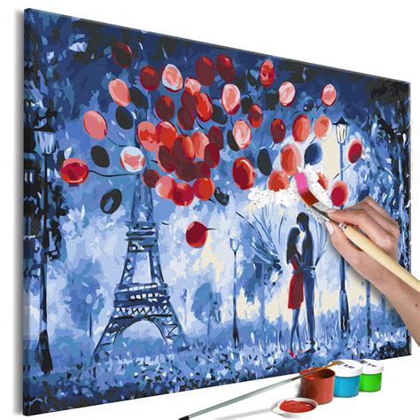 Malen Nach Zahlen Night In Paris Bestellen Kunstloft