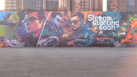 Twitch Overlay Stream Starting Soon Animation Inspired With Street