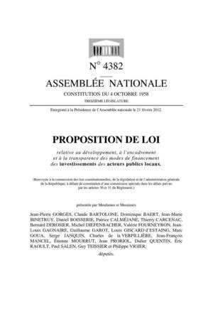 Calaméo Proposition de loi relative au développement à lencadrement