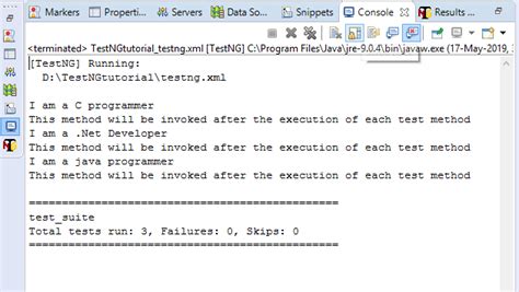 TestNG AfterMethod Annotation Online Tutorials Library List