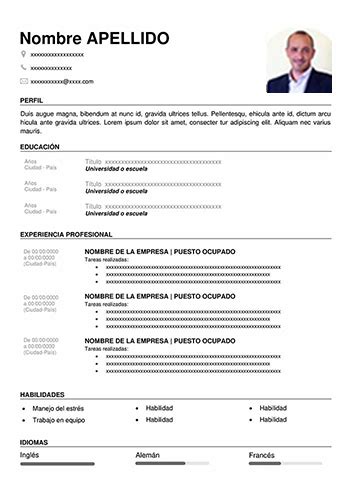 Modelo De Curriculum Vitae 2024 Para Word 200 Modelos CV Gratis