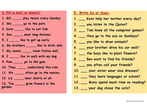 Simple Present English Esl Powerpoints