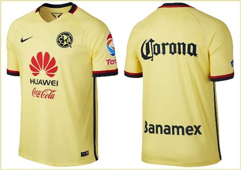 Nuevos jerseys Nike del Club América 2015 16 Marca de Gol