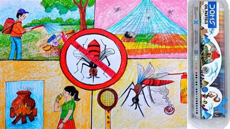 Dengue Awareness Poster Drawing Stop Dengue Poster Drawing Denge