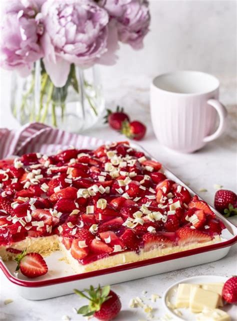 Erdbeer Käsekuchen mit Schoko Keksboden ohne Backen Emma s