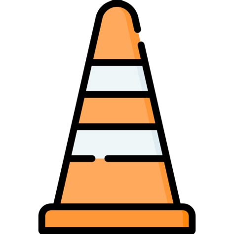 Traffic Cone Special Lineal Color Icon