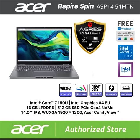 Jual Acer Aspire Spin Asp Mtn Kv Core U Gb Gb Ssd