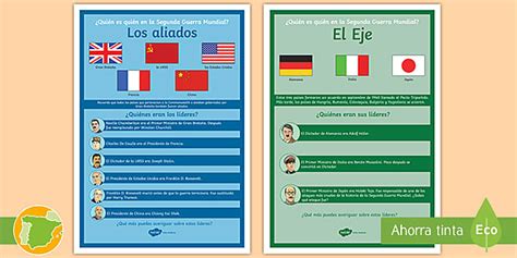 P Ster Qui N Es Qui N En La Segunda Guerra Mundial