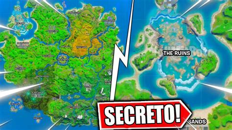 El Mapa Final De La Temporada Nueva Isla Atlantis Fortnite Battle