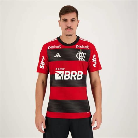 Camisa do Flamengo I 2023 Patrocínio adidas Masculina em Promoção