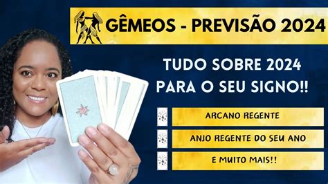GÊMEOS 2024 PREVISÃO COMPLETA TAROT YouTube