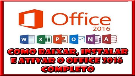 Como Baixar Instalar E Ativar Pacote Office Ptbr