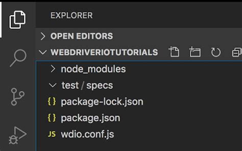 webdriverio tutorial run your first automation script