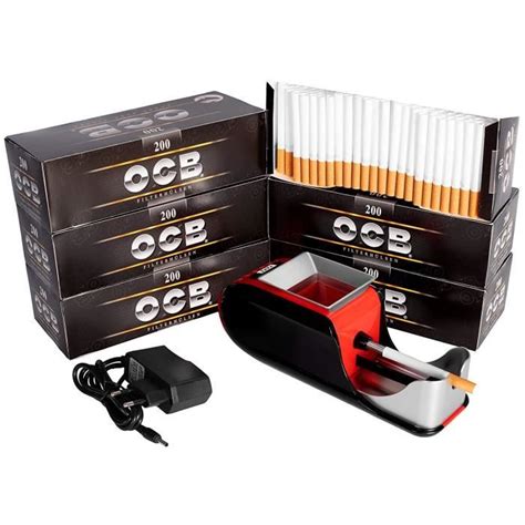 Rouleuse à tabac 1200 tubes avec filtre OCB Machine électrique pour