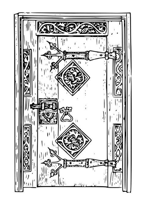 21 Desenhos De Porta Para Imprimir E Colorir Pintar Deleite Se A