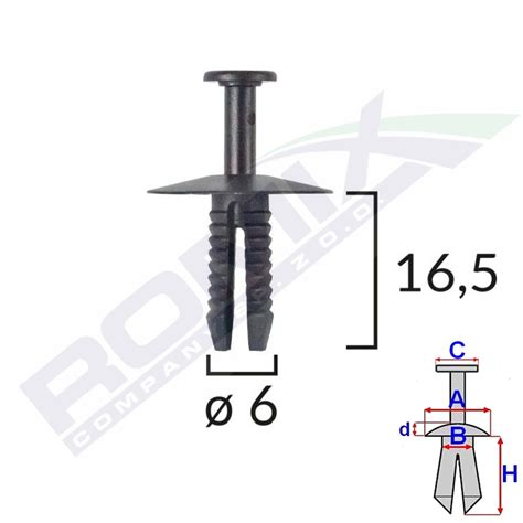 kołek rozporowy C10005 Katalog Dystrybutor spinek samochodowych