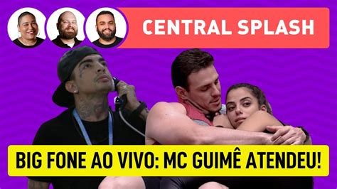BBB 23 MC Guimê atende o big fone e ganha o poder supremo Hoje tem