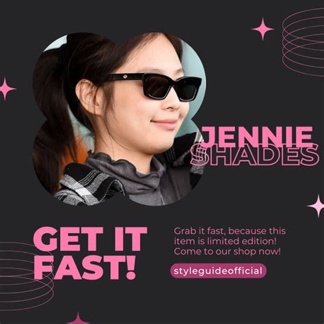 Blackpink Sunglasses Jennie Sunglasses Jennie Kim Sunglasses Blackpink