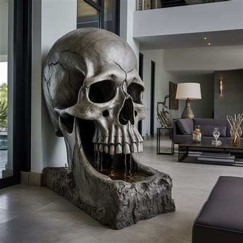 Pin By Sarah Gontz On Decorating Idea In 2024 Skull Furniture Dark