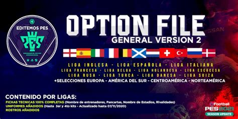 EFootball PES 2021 Ya Disponible El OF General V2 Editemos PES