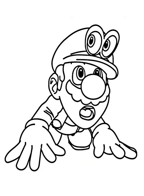 29 Coloriages Super Mario Odyssey ColoringPagesOnly