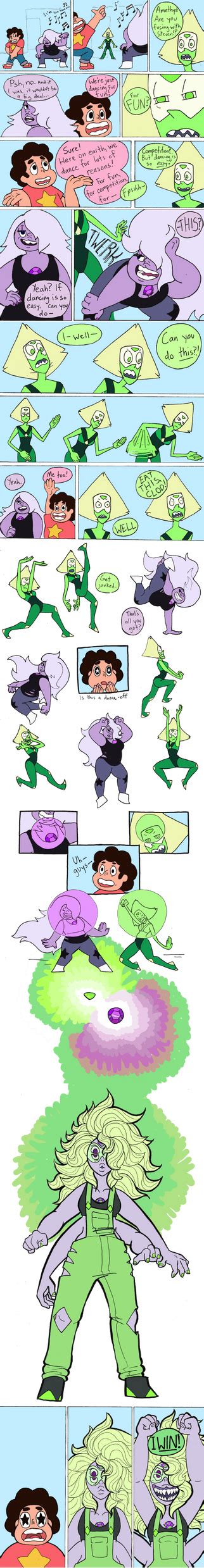 Amethystperidot Fusion Origin By Jevonne On Deviantart