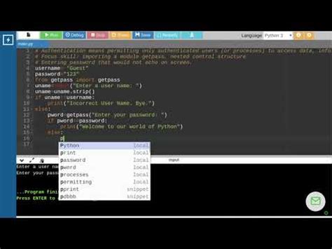 Python Using Getpass To Enter Password YouTube