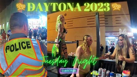 Daytona Bike Week 2023 Main Street Tuesday Night Daytona Beach