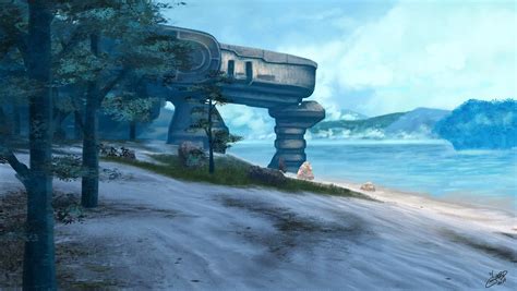 Halo Combat Evolved The Silent Cartographer Fanart Johanna Girard On