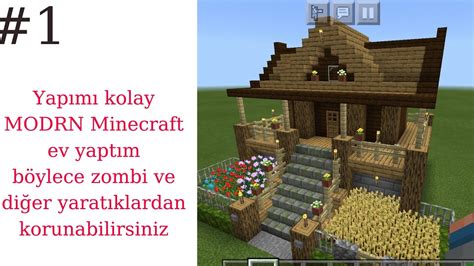 M Necraft Modern Ev Yapimi Youtube