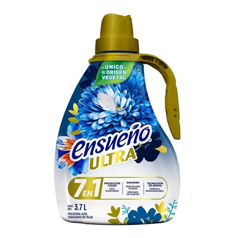 Suavizante de telas Ensueño ultra frescura azul 3 7 l Walmart