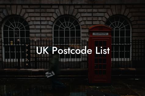 Postcode Format UK Postcode Database CSV MySQL Postcodes