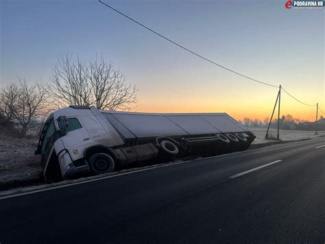 Foto Video Prometna Nesre A Na Podravskoj Magistrali Kamion Sletio S