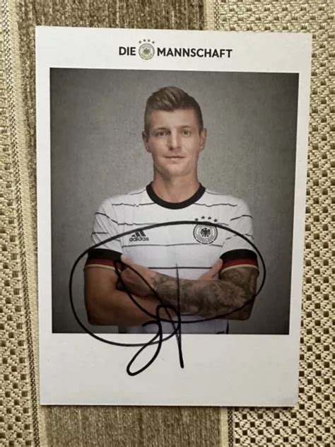 TONI KROOS REAL Madrid FC Bayern München Autogramm AK original signiert