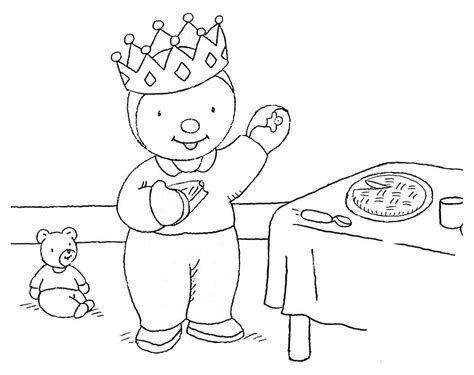 Coloriage Galette Des Rois à imprimer sur ColoriageEnfant