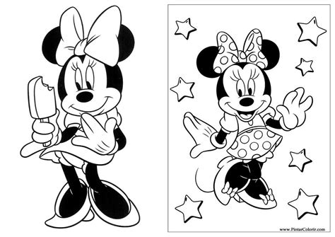Desenhos Para Colorir Da Minnie E Da Margarida Desenhos Para Colorir Da