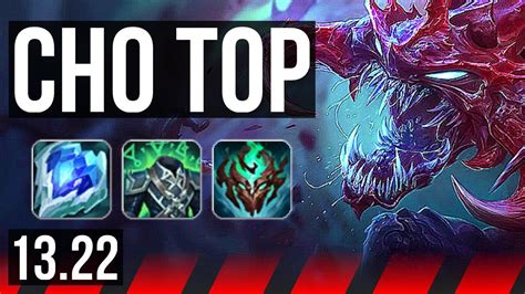 Cho Gath Vs Aatrox Top Games K Mastery Br Master
