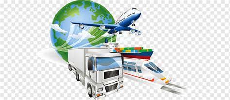 Ilustração de caminhão de carga branco transporte de logística