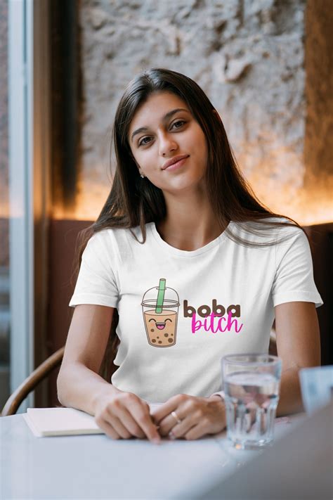 Boba Bitch Shirt Bubble Tea Boba Milk Tea Boba Tea Thai Tee Etsy Ireland