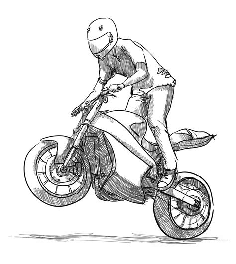 Pintar Dibujos De Motos Motos Dibujos Moto Para Colorear Moto Para