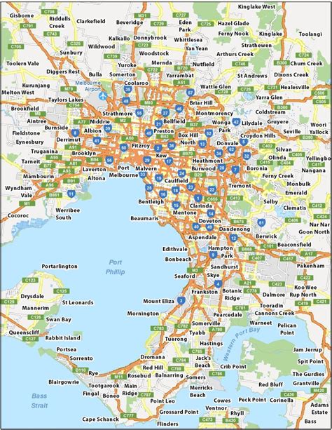 Map Of Melbourne Australia Gis Geography