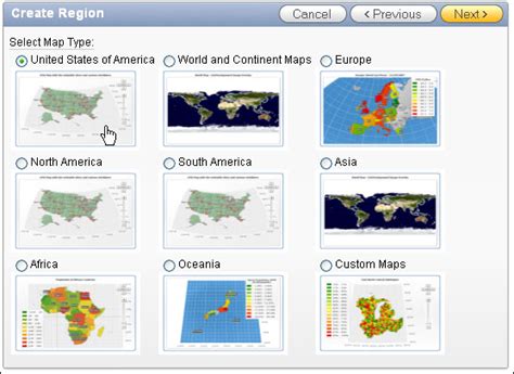 Creating A Map Chart Oracle Apex Cookbook Second Edition