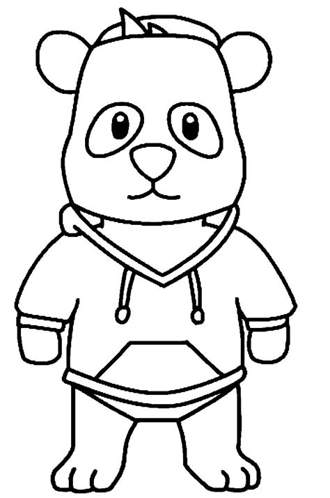 Disegni Da Colorare Marshmallow Di Stumble Guys Disegni Da Colorare