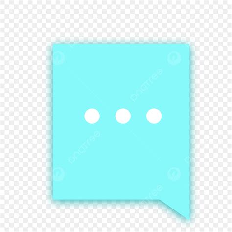 Square Speech Bubble Clipart Transparent Background Square Blue