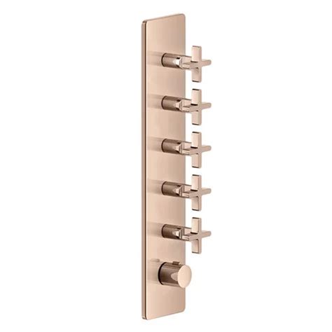 Kit prêt à monter Gessi Inciso pour thermostat encastré 3 4 haute