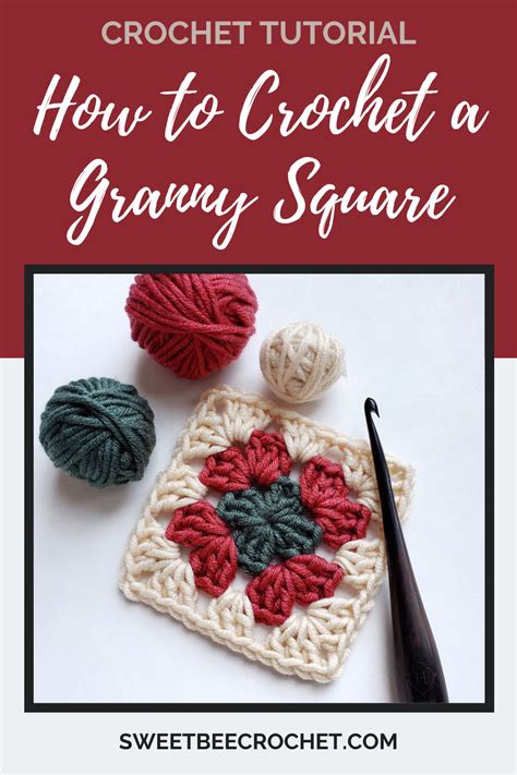 Granny Square Tutorial Sweet Bee Crochet