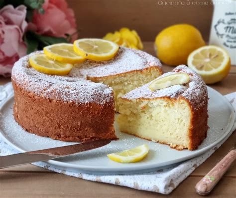 TORTA CREMOSA RICOTTA E LIMONE Dolce Che Si Scioglie In Bocca