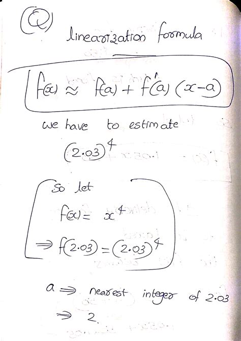 [solved] 6 use linearization to estimate the value of 2 03 4 show course hero