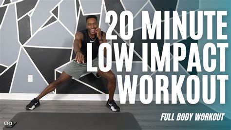20 MIN LOW IMPACT FULL BODY WORKOUT YouTube
