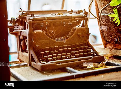 Old Type Writer Stock Photo Alamy